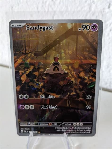 Pokemon Paldea Evolved Sandygast 214 193 En Ab 1fr Neu Und