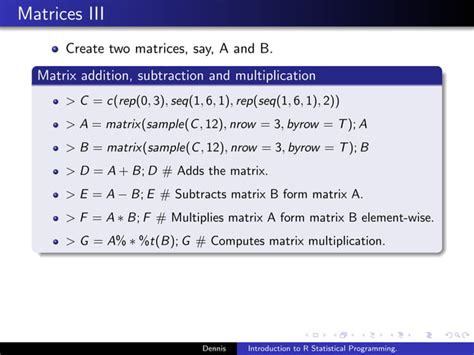 R Programming Intro With Examples Ppt