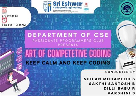 Varshini M On Linkedin Programmers Cse2022 Event Opportunity Engineering Grateful Coding