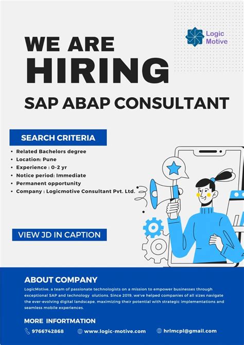 Logicmotive Consultant Pvt Ltd On Linkedin Sapabap Sapjobs Punejobs Logicmotive