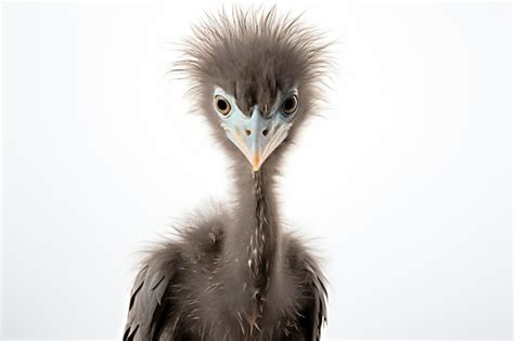 Premium Ai Image A Bird With A Very Long Beak And A Very Big Head