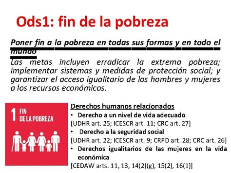 Ods 1 Fin De La Pobreza Poner Fin