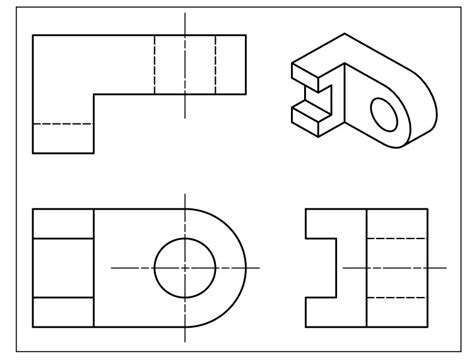 Orthographic Projection Exercises With Answers