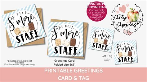 We Need Smore Staff Like You T Tag And Card Appreciation Smore