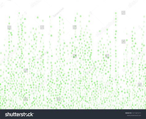 Vector Binary Code Cyber Background Big Stock Vector Royalty Free Shutterstock