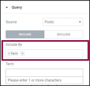 Build A Query With The Loop Grid Elementor