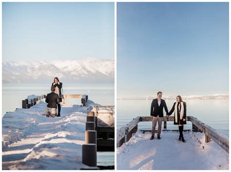 Lake Tahoe Proposal Taylor And Gillian Destination Wedding