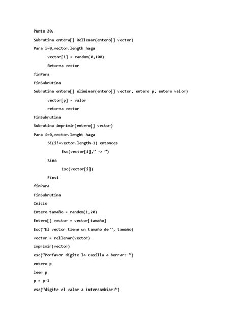Pseudo Codigos Pdf Programación De Computadoras Algoritmos Y