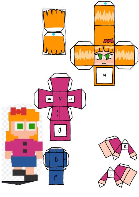 Fnaf Elizabeth Afton Papercraft Paper Crafts Paper Dolls Diy Paper