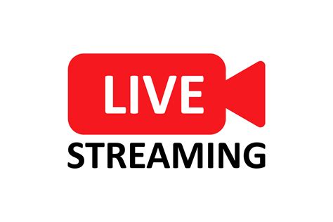 Live Stream Symbol Icon With Play Button Emblem For Broadcasting