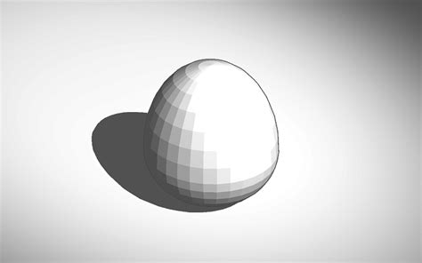 3d Design Giant Egg Iddesign Tinkercad