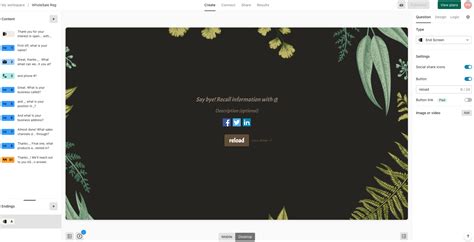 error msg this typeform isn t live yet go to the create tab and