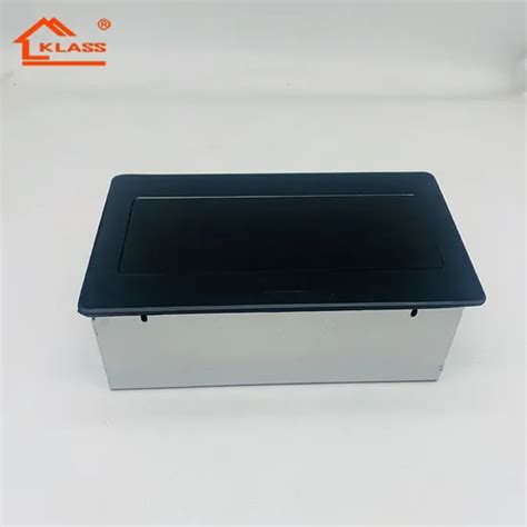 Office Table Socket Aluminum Alloy Hidden Tabletop Pop Up Power Plug Socket Pop Up Floor