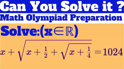 master math olympiad solve questions the easy way youtube