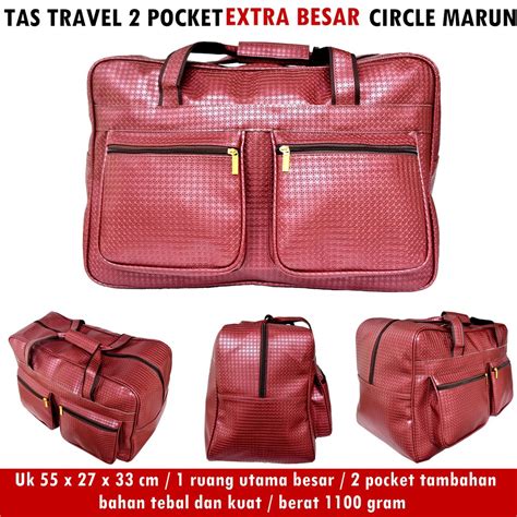 Jual Tas Mudik Travel Xxl Leather Circle Shopee Indonesia