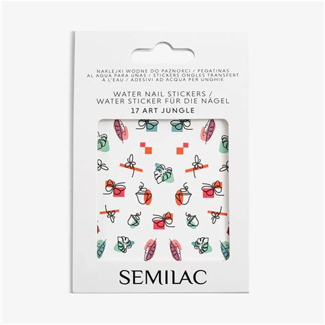 Semilac Water Nail Stickers Art Jungle 17