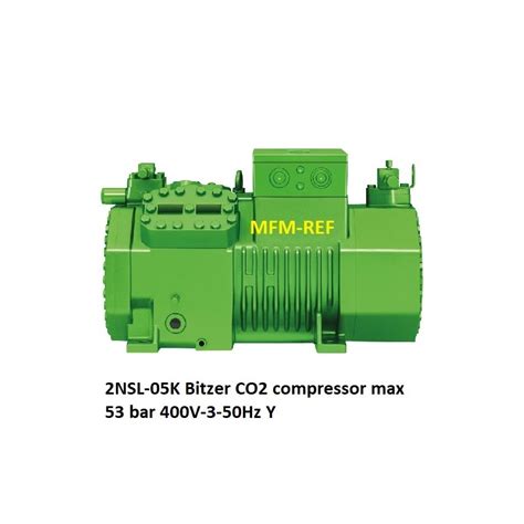 2nsl 05k Bitzer Co2 Compressor Voor Koelen Max 53 Bar 400v 3 50hz Y