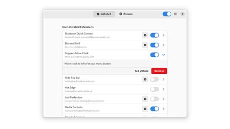 extension manager flathub