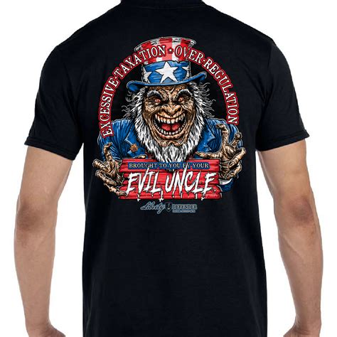 Liberty Defender Evil Uncle Sam T Shirt