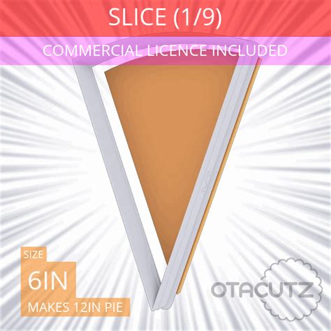 Fichier 3d Tranche 1∕9 De Tarte En Forme Demporte Pièce 6in 15 2cm・design à Télécharger Et