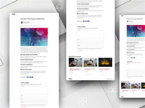 Me Single Post Elementor Template By Mudassar Shakeel On Dribbble