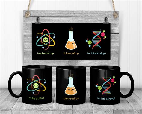 Naughty Science Mugs Science Ts Funny Mugs Physics Ts