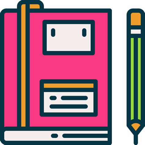 Notebook Generic Outline Color Icon
