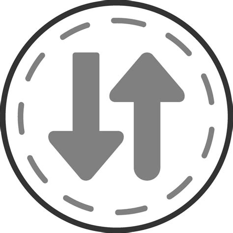 Two Way Street Vector Icon 36935191 Vector Art At Vecteezy