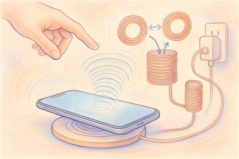 무선 충전의 마법 풀기 👀 전자기 유도로 케이블 없이 충전하는 신기한 원리