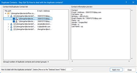 How To Remove Or Merge Duplicate Contacts In Outlook