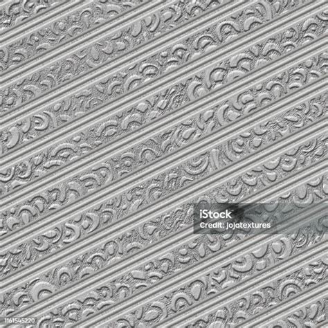 배경 원활한 질감 패치 워크 패턴 회색 색상 석고 질감 3d 그림에 파도 패턴을 조각 0명에 대한 스톡 사진 및 기타 이미지 Istock