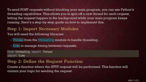 Achieve Threaded Post Requests In Python A File And Forget