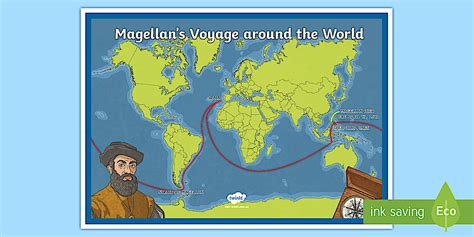 Tas Ferdinand Magellan Explorer Map Teacher Made Twinkl