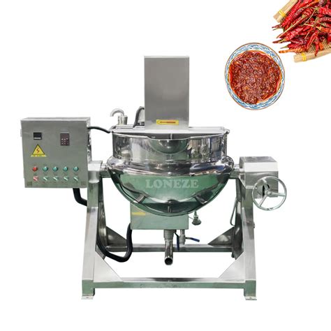 300 Liters Tilting Jacketed Mixer Kettle With Agitator Jacket Kettle