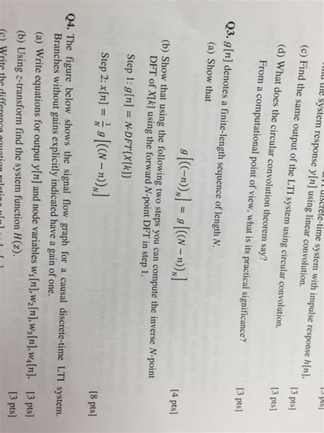 Find The Same Output Of The Lti System Using Circular
