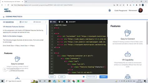 Manaswani S On Linkedin 30daysofcode Ccbp Nxtwave Fullstackdevelopment Html Css Bootstrap