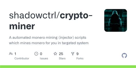 Github Shadowctrl Crypto Miner A Automated Monero Mining Injector Scripts Which Mines