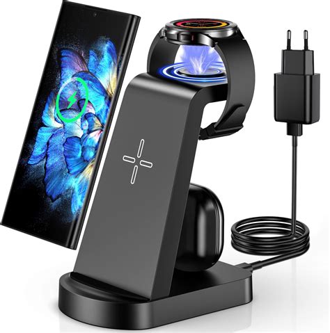 Wireless Charger für Samsung Galaxy S24 Ultra, Induktive Ladestation ...