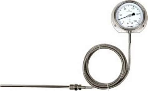 Stainless Steel Temp Gauge With Capillary For Industrial At ₹ 3500