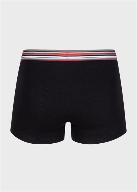 Paul Smith For Manchester United Black Boxer Briefs Three Pack