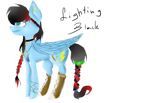 Mlp Fim Lighting Black By Patrycja0110 On Deviantart