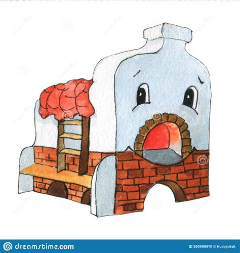 Fabulous Russian Oven Traditional Furnace For Rural Kitchen
