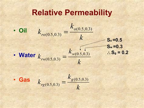 Introduction Effective Permeability And Relative Permeability Ppt Chemistry Science