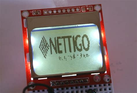 obsługa wyświetlacza lcd od nokii 5510 akademia nettigo