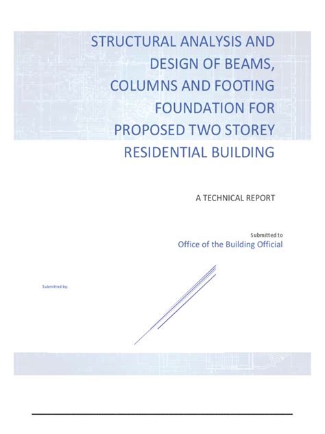 Structural Report Pdf Beam Structure Bending