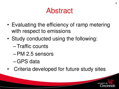 Ppt Reducing Freeway Emission Via Ramp Metering Control Powerpoint Presentation Id9522577