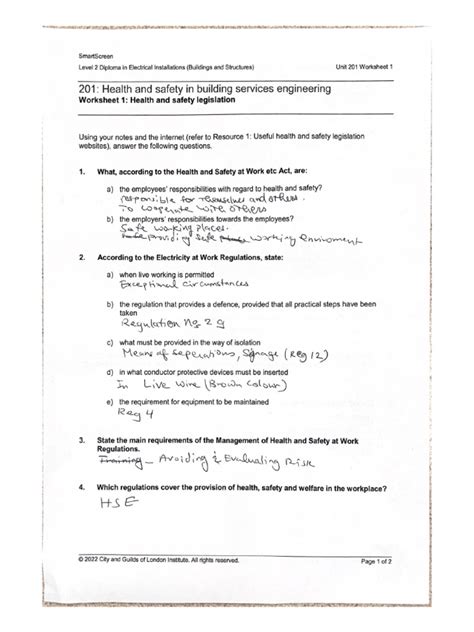 Unit 201 Worksheet 1 Pdf