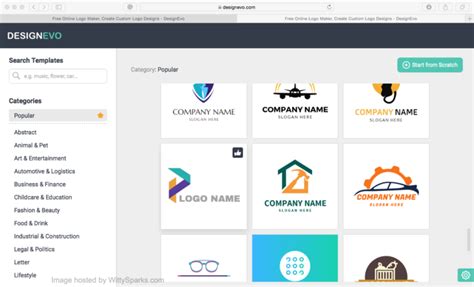 Create Stunning Logos With DesignEvo Software