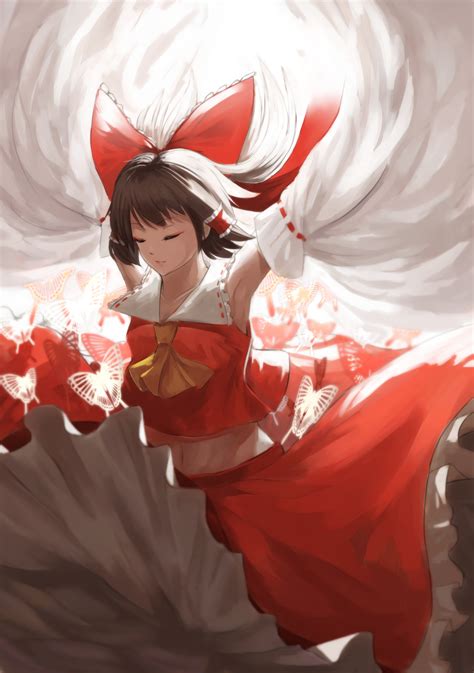 Hakurei Reimu Touhou Drawn By Berabou Danbooru