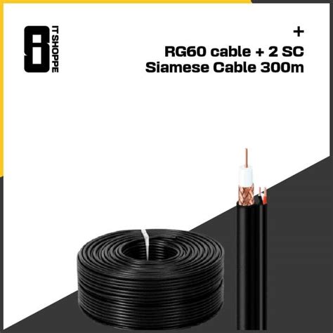 Siamese Cable 300m 300 Meters Coaxial With Power Siamese Cctv Cable